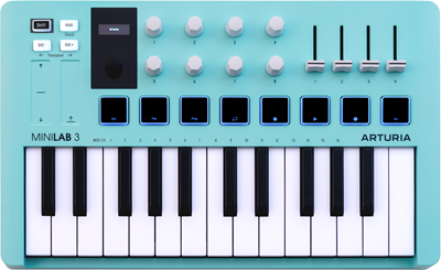 Arturia MiniLab 3 Aquamarine MIDI kontroler