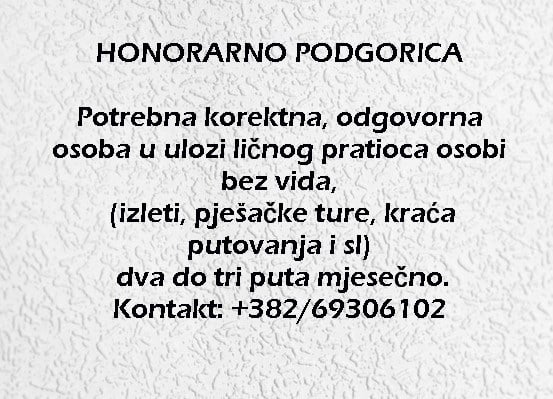 HONORARNO PODGORICA