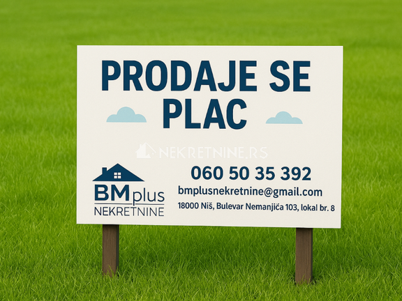 Na prodaju plac na putu za Donje Vlase. 1.023m2.