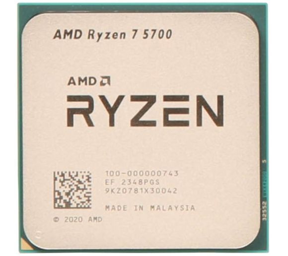 CPU AM4 AMD Ryzen 7 5700 8C/16T, 3.70-4.60GHz 100-000000743 Tray