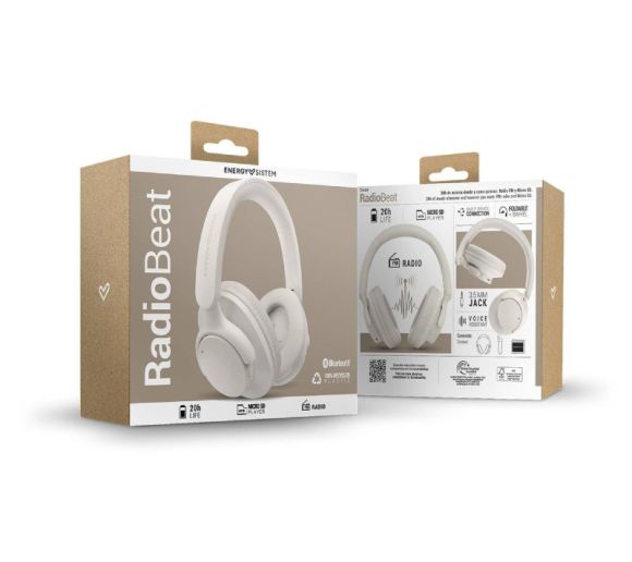 ENERGY SISTEM - Cream RadioBeat Bluetooth slušalice krem (M45972)