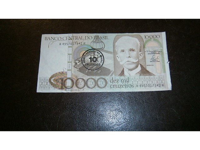 BRAZIL 10.000 CRUZEIROS