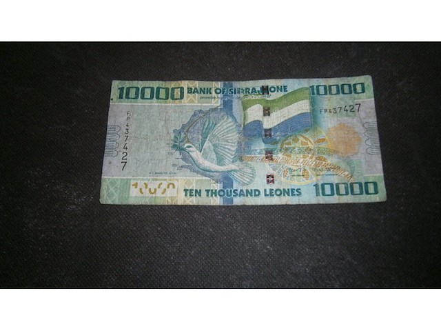 SIERRA LEONE 10.000 LEONES 2015