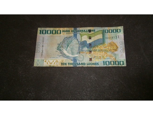 SIERRA LEONE 10.000 LEONES 2010