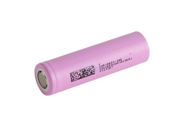18650 DMEGC 26E 1000 ciklusa 2600mAh Li-Ion Baterija