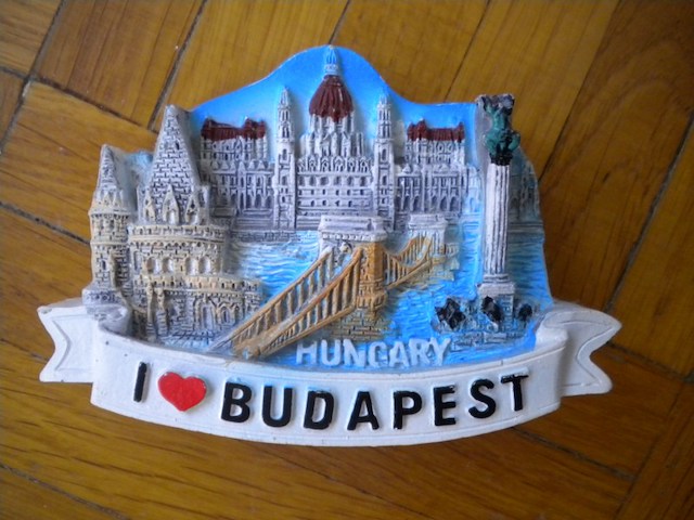 BUDIMPESTA BUDAPEST, magnet za frizider (2)