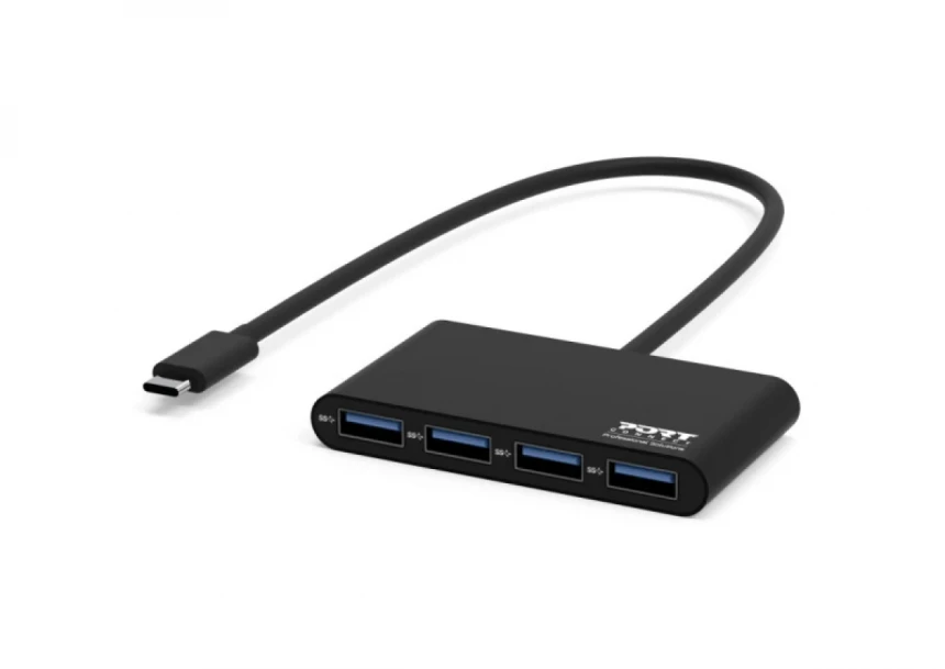 USB HUB Port Designs USB-C hub 4X USB-A 3.0 ports