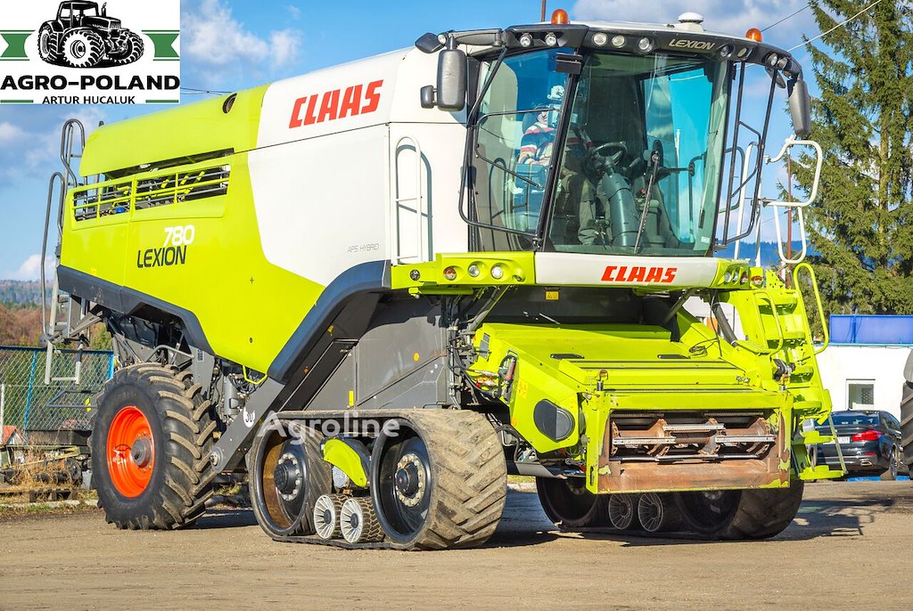 Claas LEXION 780 TT - 2014 ROK - 2200 H - GPS S10 PILOT - V1230 - 3D - kombajn za žito