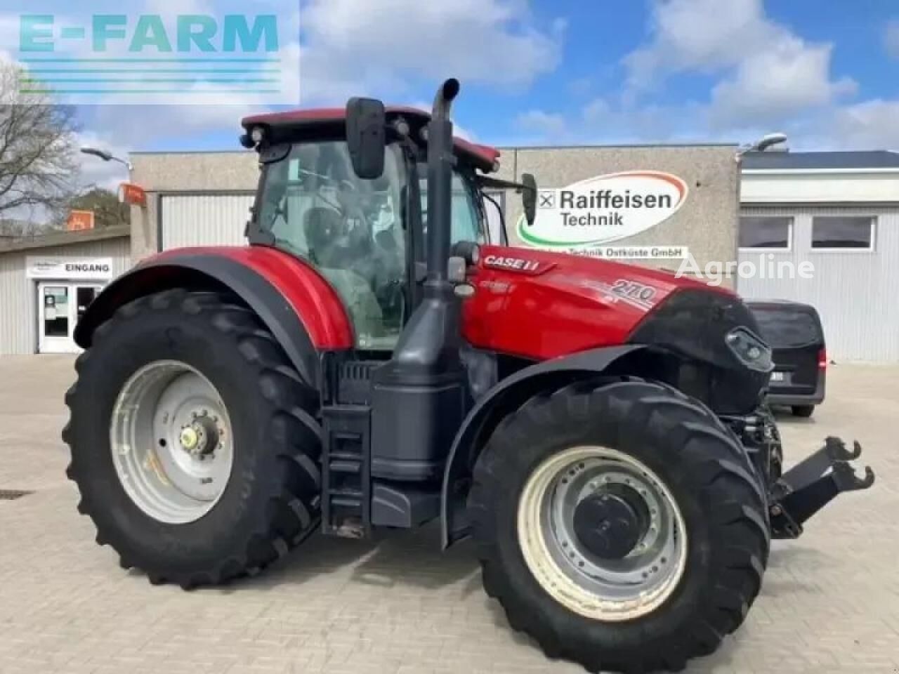 Case IH optum 270 cvx traktor točkaš