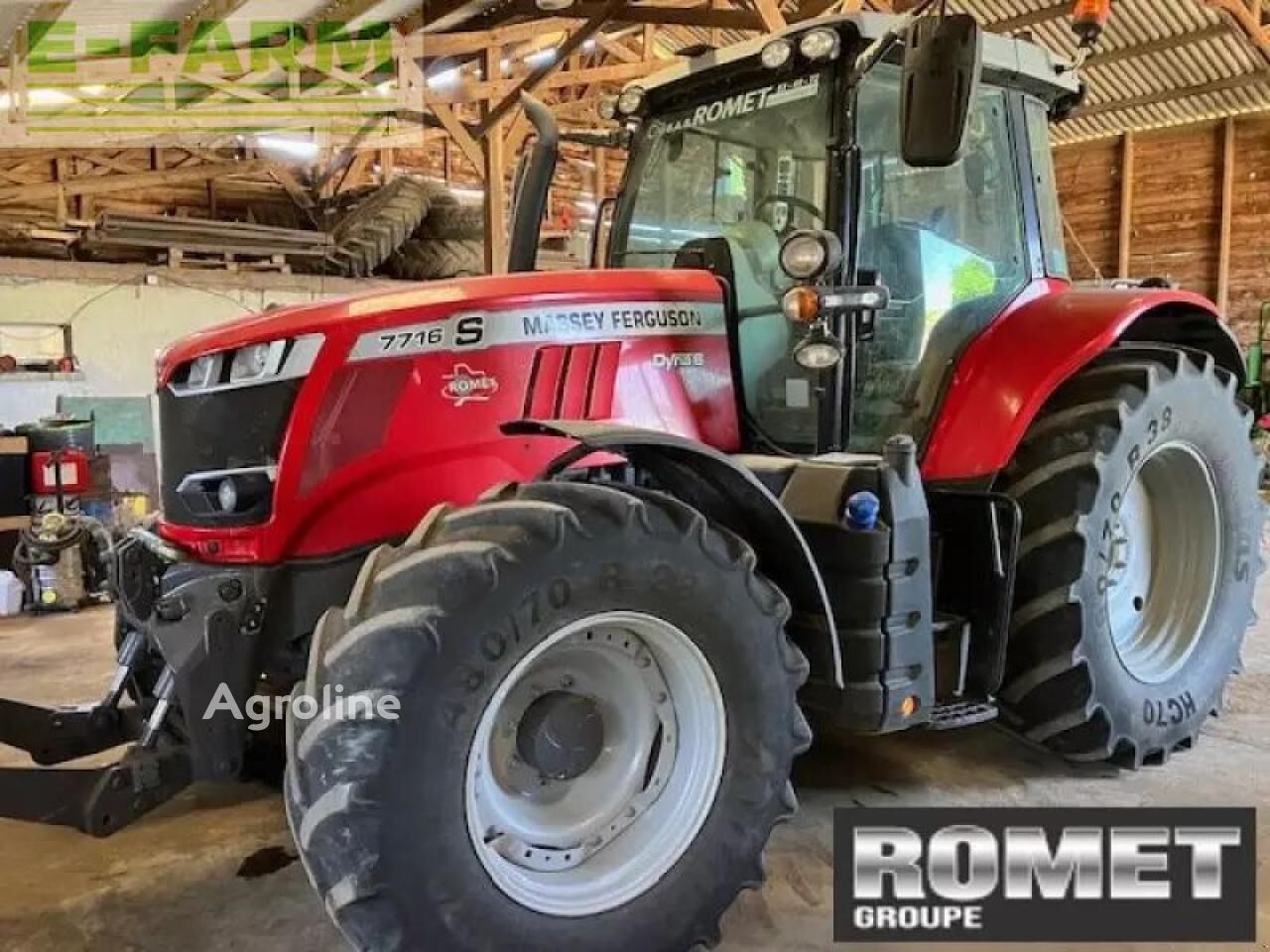 Massey Ferguson 7716 s d6 ef mr traktor točkaš