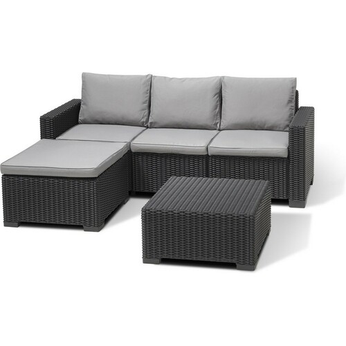 KETER Bastenska garnitura California 3 seater modular grafit CU 256622