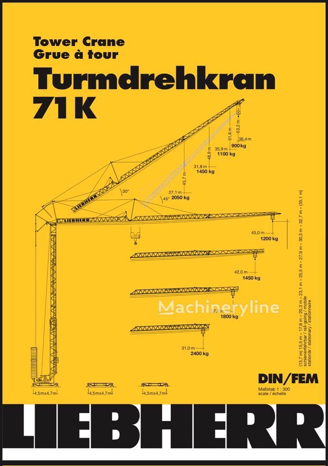 Liebherr 71 K toranjska dizalica