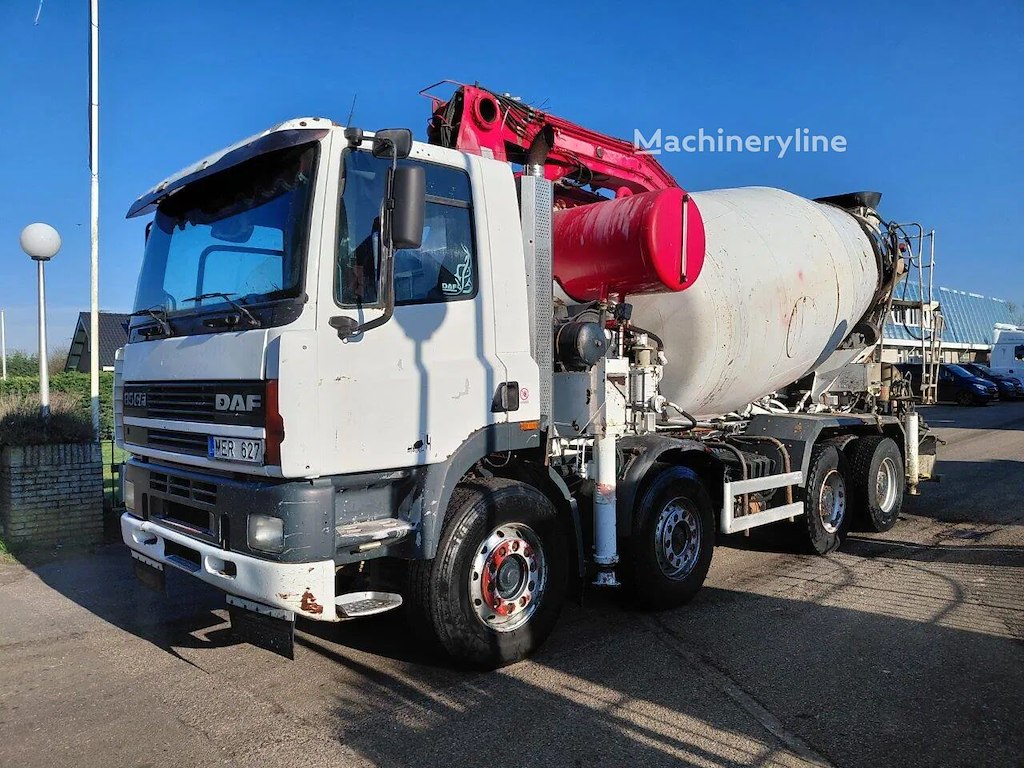 DAF CF 85.380 8x4 FULL STEEL SPRING /!\ MANUAL ZF GEARBOX /!\ EURO 2 pumpa za beton