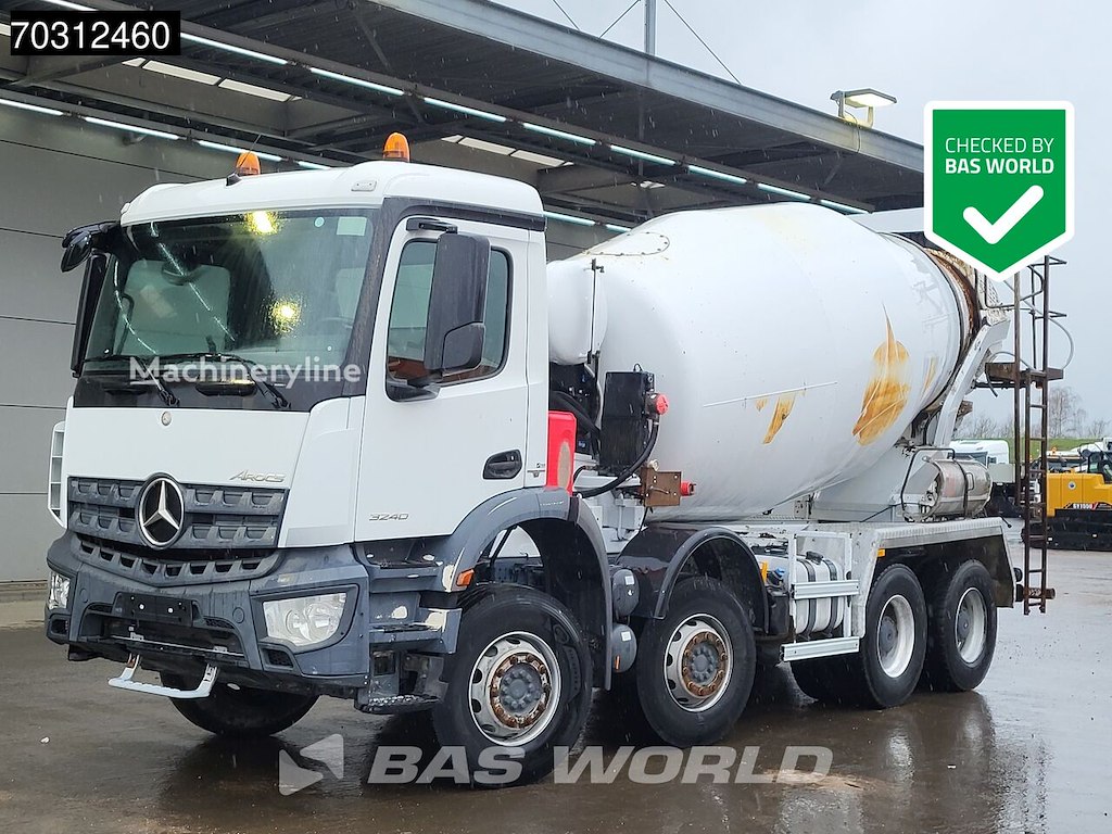 Mercedes-Benz Arocs 3240 Arocs 8X4 9m3 Stetter Mixer Steelsuspension Automatic kamion s mešalicom za beton