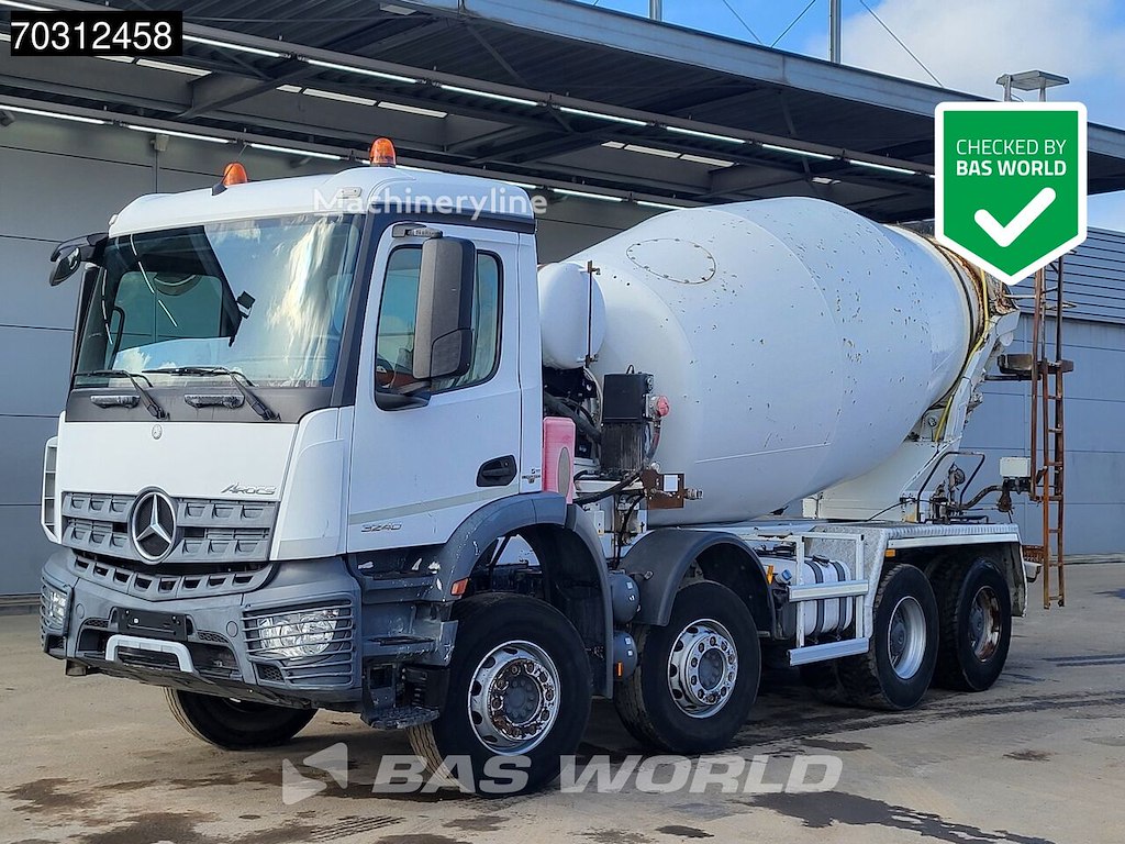 Mercedes-Benz Arocs 3240 Arocs 8X4 9m3 Stetter Mixer Steelsuspension Automatic kamion s mešalicom za beton