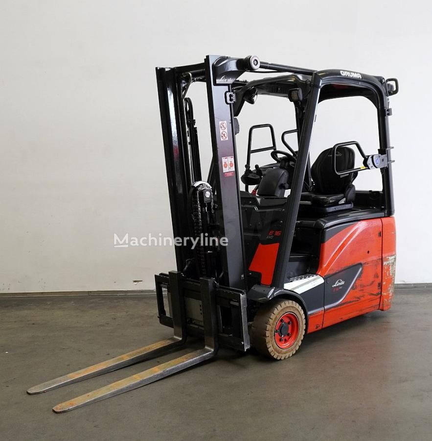 Linde E 16 H EVO 386-02 električni viljuškar