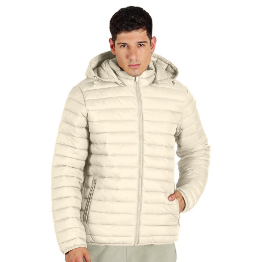 LIBERTY JACKET MEN, JAKNA SA KAPULJAČOM, KREM-BELA
