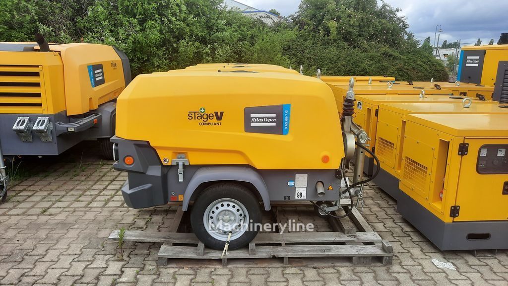 Novi Atlas Copco XAS 68-7G 12kVA mobilni kompresor
