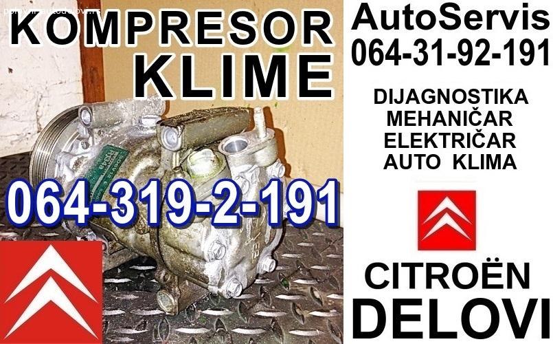 KOMPRESOR KLIME CITROEN C3 C4 C5 C6 C8 PICASSO XSARA BERLING