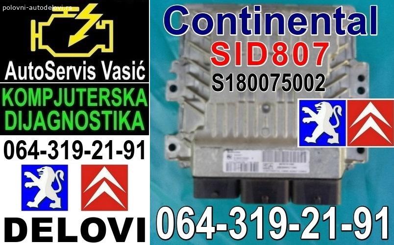 KOMPJUTER CONTINENTAL SID807 PEŽO CITROEN PEUGEOT