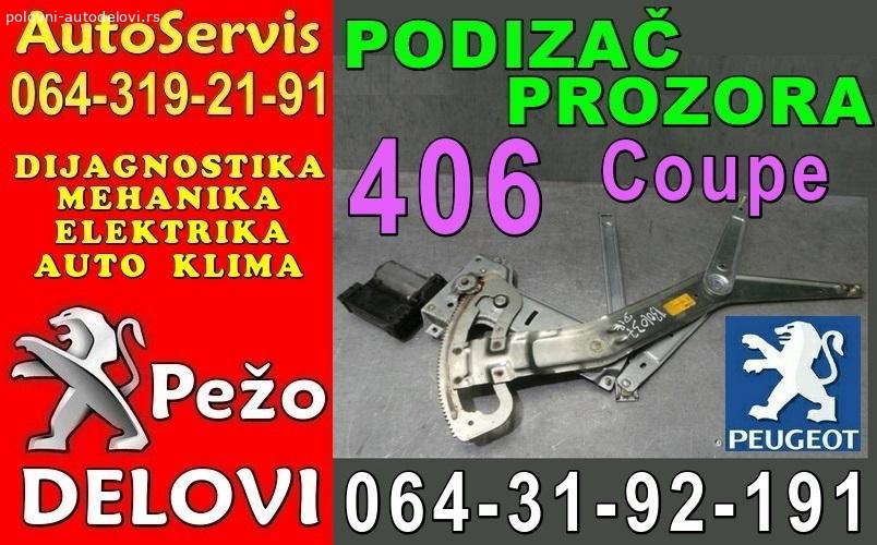 PEŽO 406 COUPE PODIZAČ STAKLA PROZORA PEUGEOT