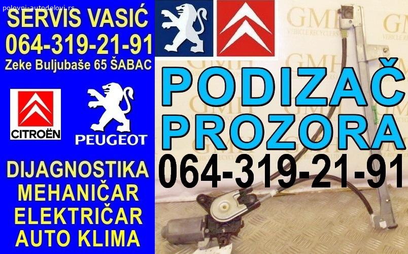 PODIZAČ STAKLA PROZORA PEŽO CITROEN PEUGEOT
