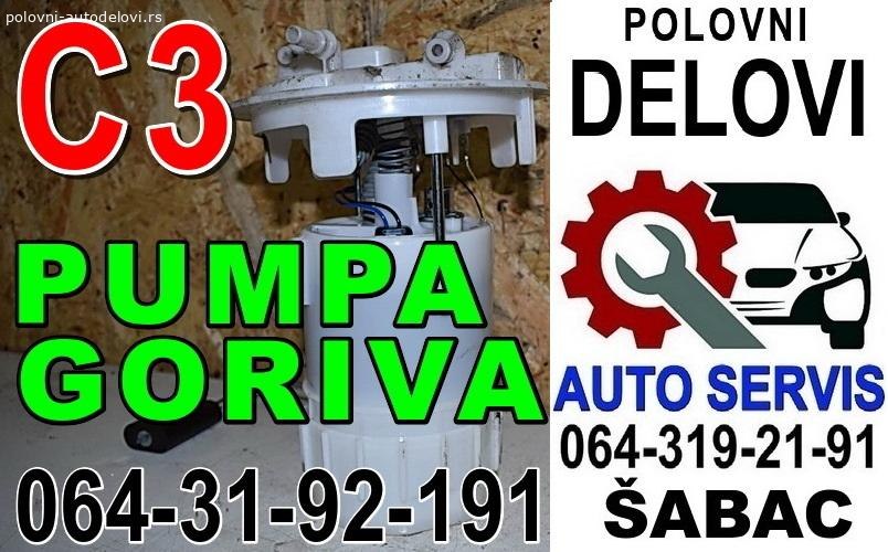 PUMPA GORIVA CITROEN C3 2014GOD. BROJ PUMPE 9674466680