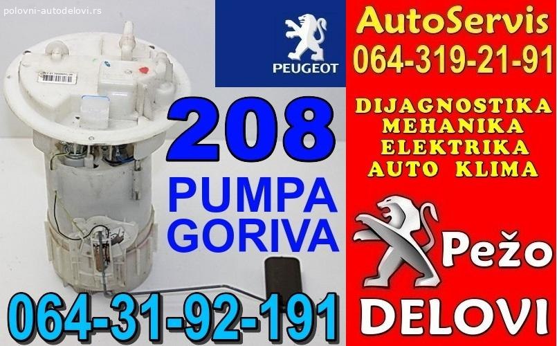 PUMPA GORIVA PEŽO 208 PEUGEOT