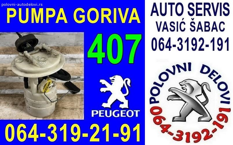 PUMPA GORIVA PEŽO 407 PEUGEOT