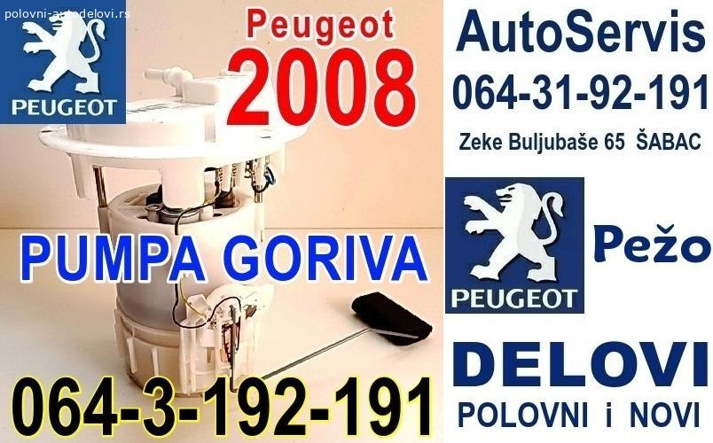 PUMPA GORIVA PEŽO 2008 PEUGEOT 2018GOD. 9674466680