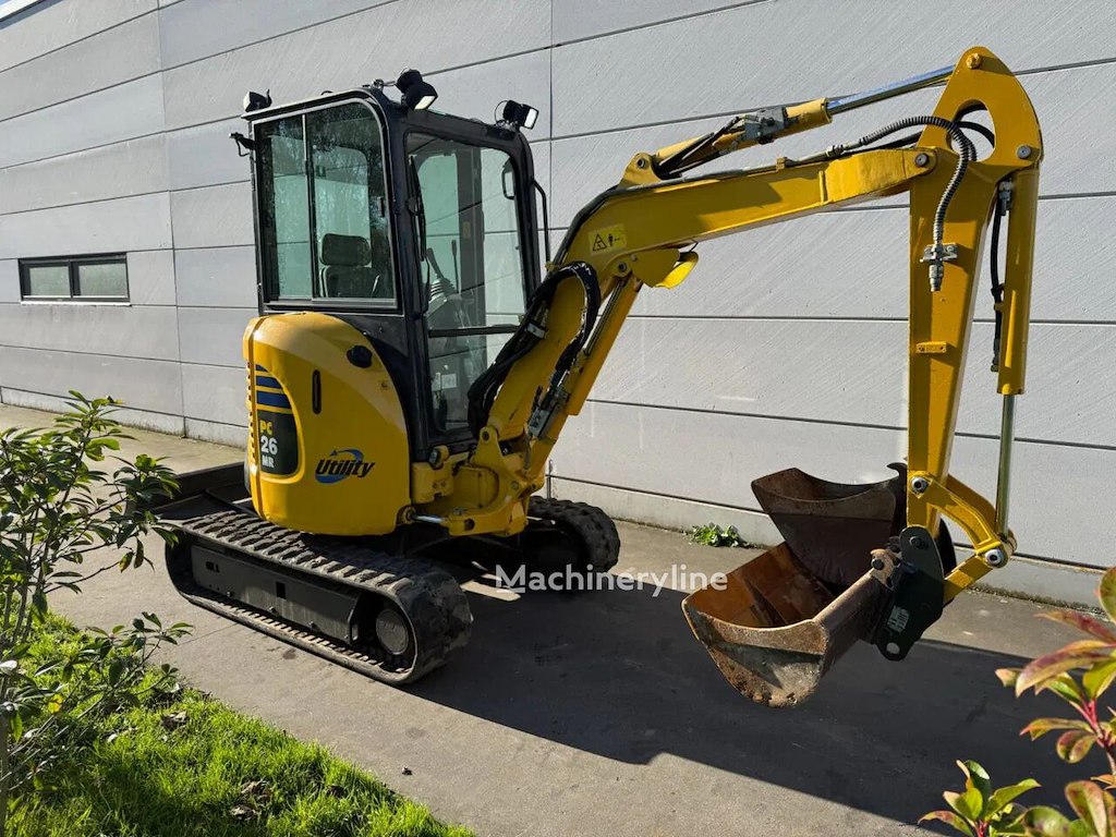 Komatsu PC26MR-3 mini bager