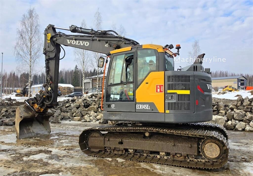 Volvo ECR145EL, Engcon, Eberspächer, Kauha bager guseničar