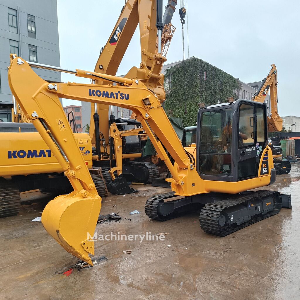 Komatsu PC56 midi bager