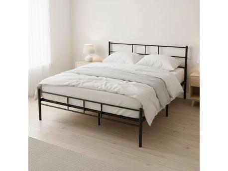 ModernHome Krevet sa metalnim ramom 140x200 cm sa podnicom Black Frame (DNYSF165A)