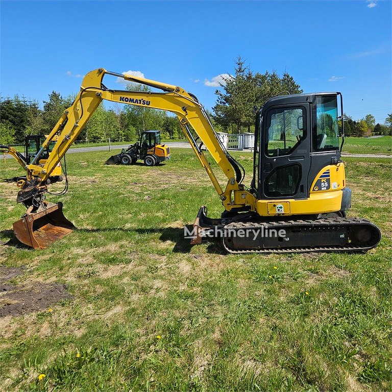 Prodaje se Komatsu PC55 MR-3 mini bager na aukciji