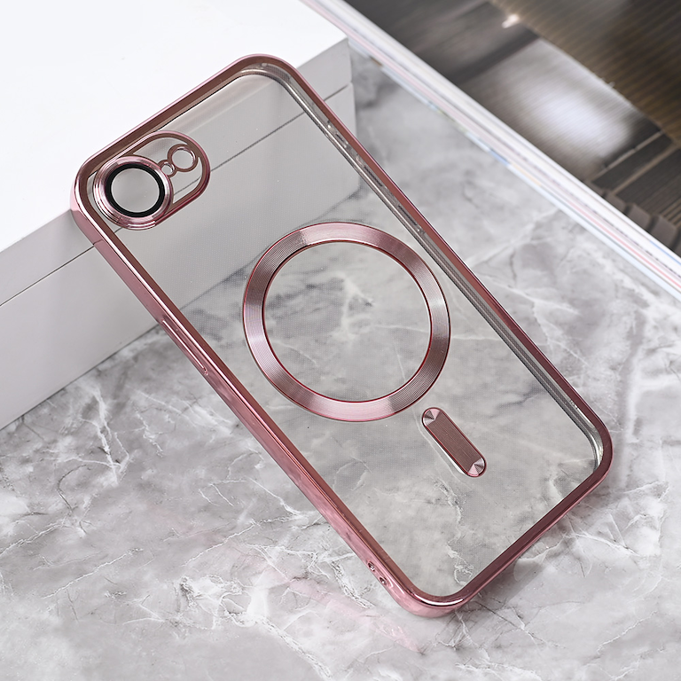 Zastitna maska (futrola) Magsafe Lux - iPhone 16e/17e roze