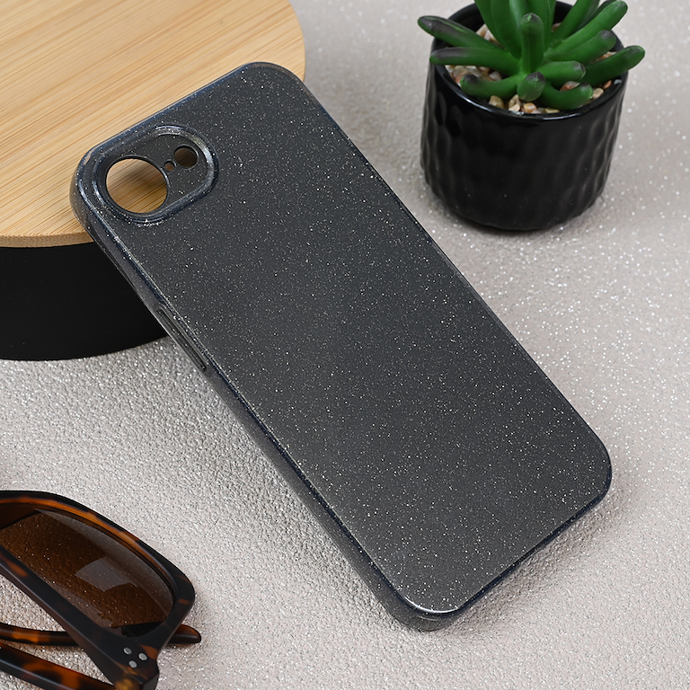 Zastitna maska (futrola) Sparkle Dust - iPhone 16e/17e 6.1 siva