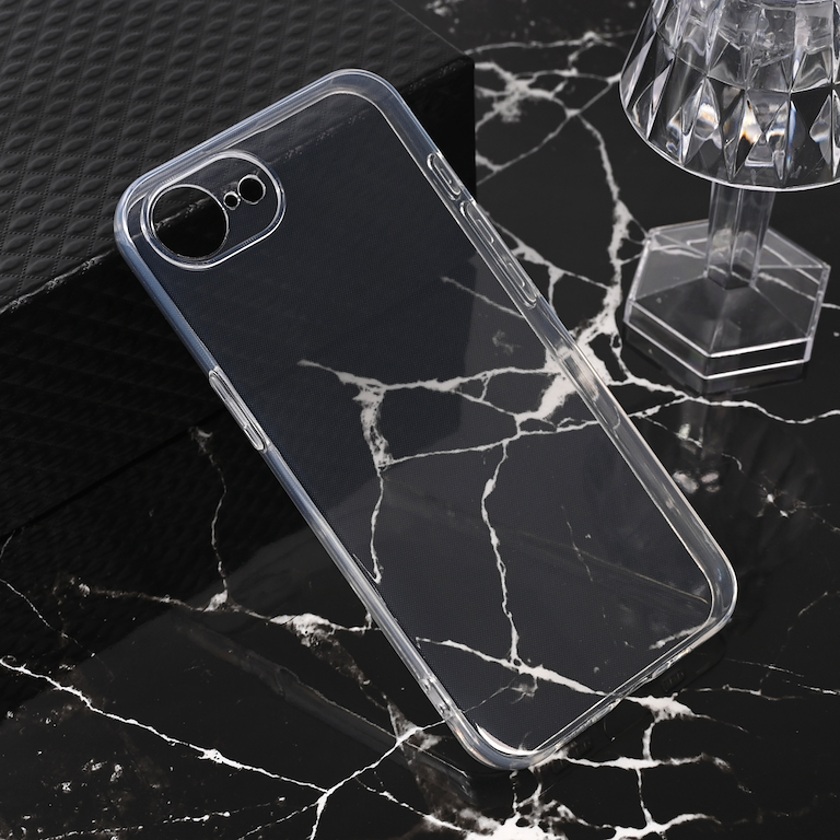 Zastitna silikonska maska (futrola) Ultra Thin - iPhone 16e/17e 6.1 Transparent