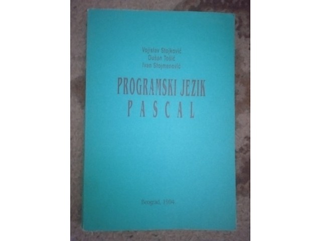 Programski jezik Pascal-Vojislav Stojković, Dušan Tošić
