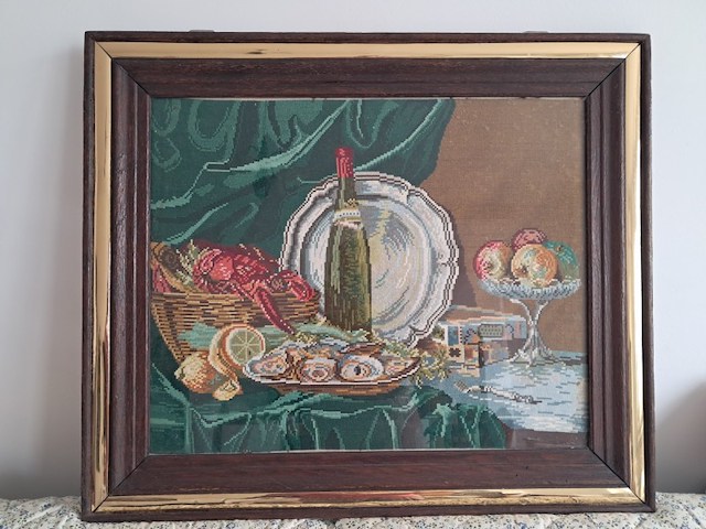Goblen, Vilerov, odlično očuvan, vel. 42 x 53 cm