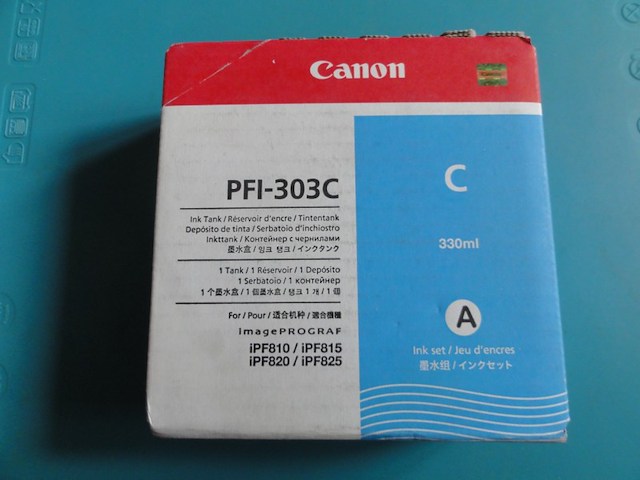 CANON  PFI-303C - nekorišćen Cyan kertridž 330ml