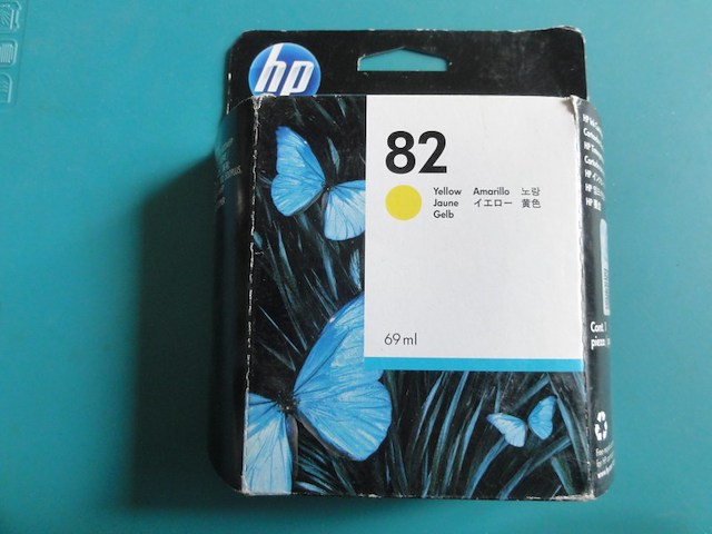 HP 82 - nekorišćen YELLOW kertridž u kutiji