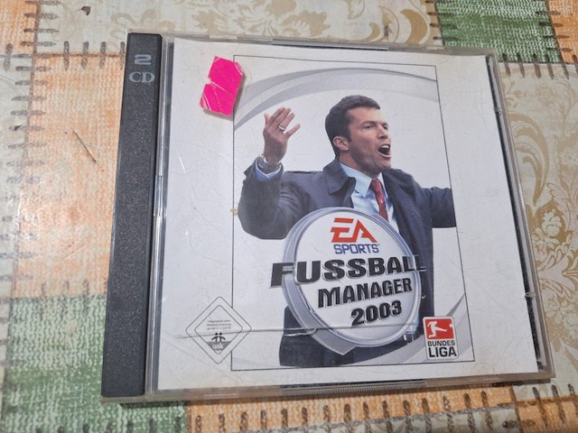 EA Sports Fussbal manager 2003 / 2 cd
