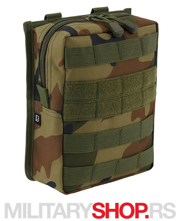 Brandit Cross Molle Pouch Woodland Torbica