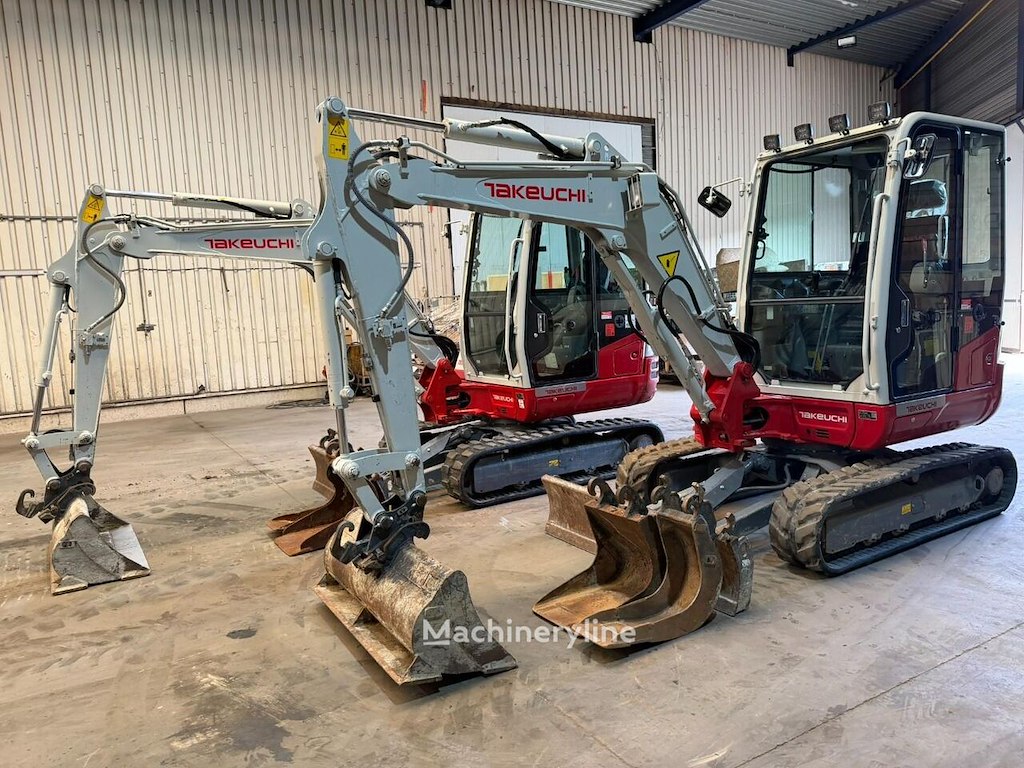 Takeuchi TB235-2 *1134H ORIGINAL* - 3 BUCKETS / LÖFFEL - FULL HYDR LINES mini bager