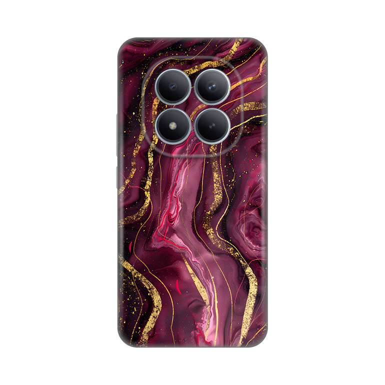 Zastitna silikonska maska (futrola) PRINT - Xiaomi Redmi Note 15 Pro Plus 5G Burgundy