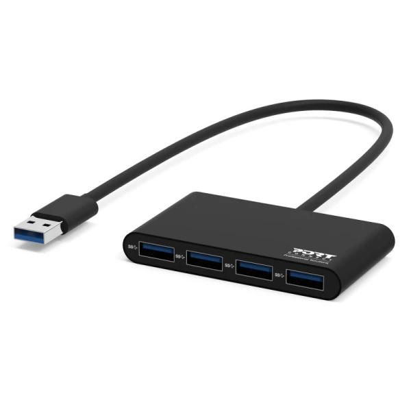 USB HUB PORT DESIGNS USB-A HUB 4X USB-A 3.0 PORTS