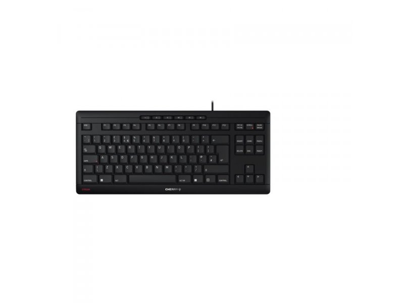 CHERRY STREAM TKL TIHA TASTATURA, CRNA