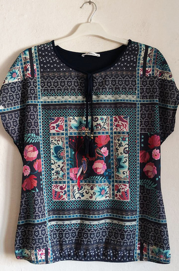 Linsolita Boho Bluza sa Perlicama