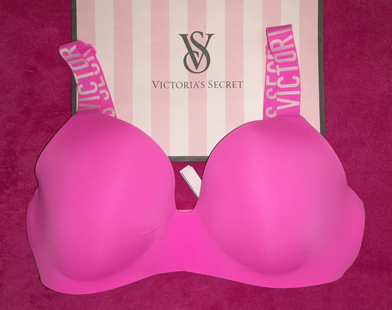 Victoria secret roze microfiber logo bretele 80D%
